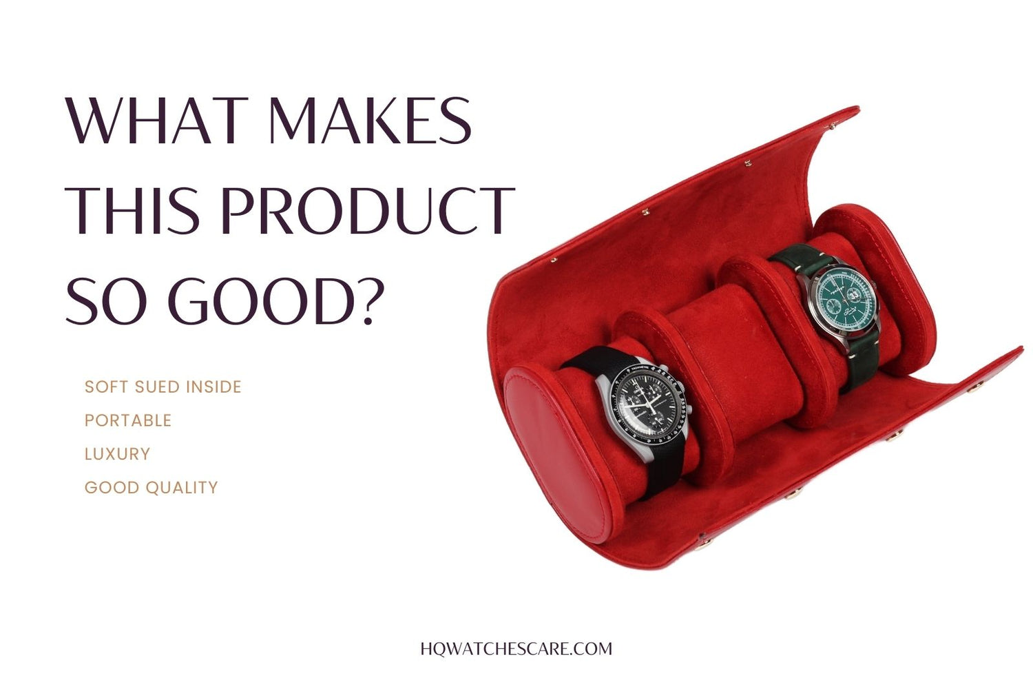 HQ Watches Care | حافظات وحوامل واكسسوارات للساعات الفاخرة – HQWatchesCare
